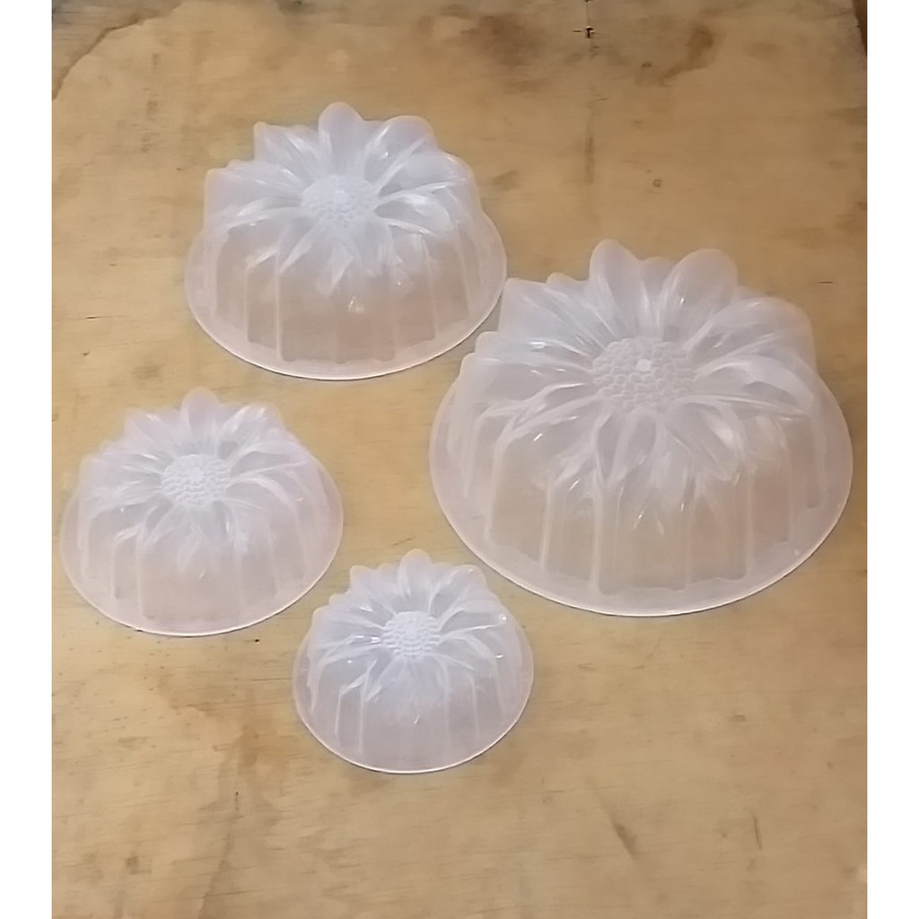 Jual Cetakan Puding Agar Ager Jelly Bunga Matahari Set isi 4 ukuran ...