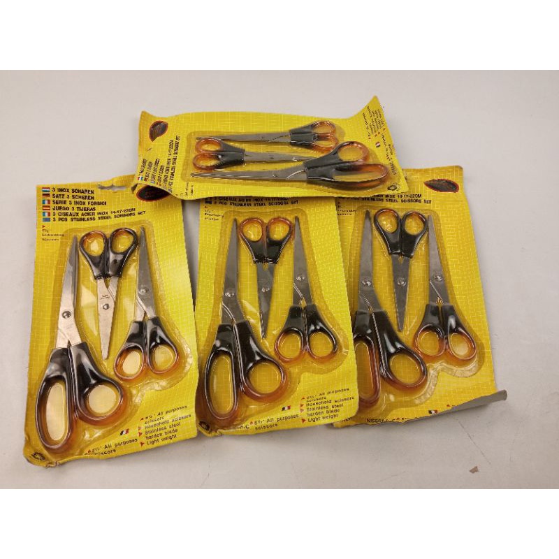 Jual GUNTING SET ISI 3 PCS /GUNTING SET MURAH | Shopee Indonesia