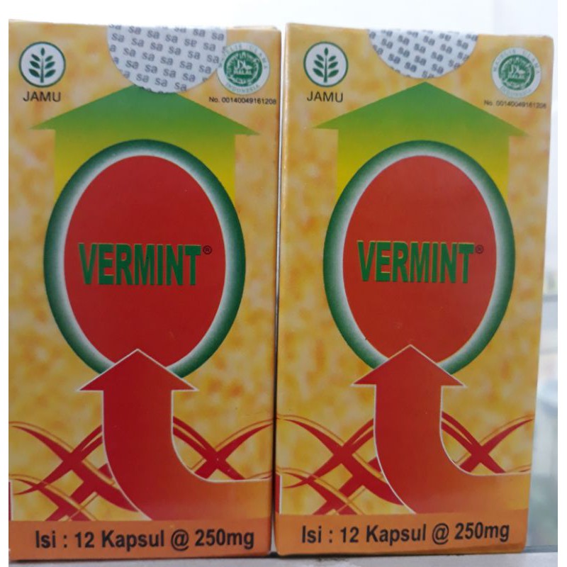 Jual VERMINT - Kapsul Cacing 1 botol isi 12 Kapsul | Shopee Indonesia