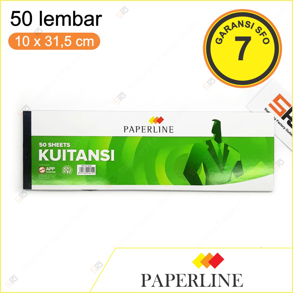 Jual Buku Kwitansi Paperline Besar 50 lembar | Shopee Indonesia