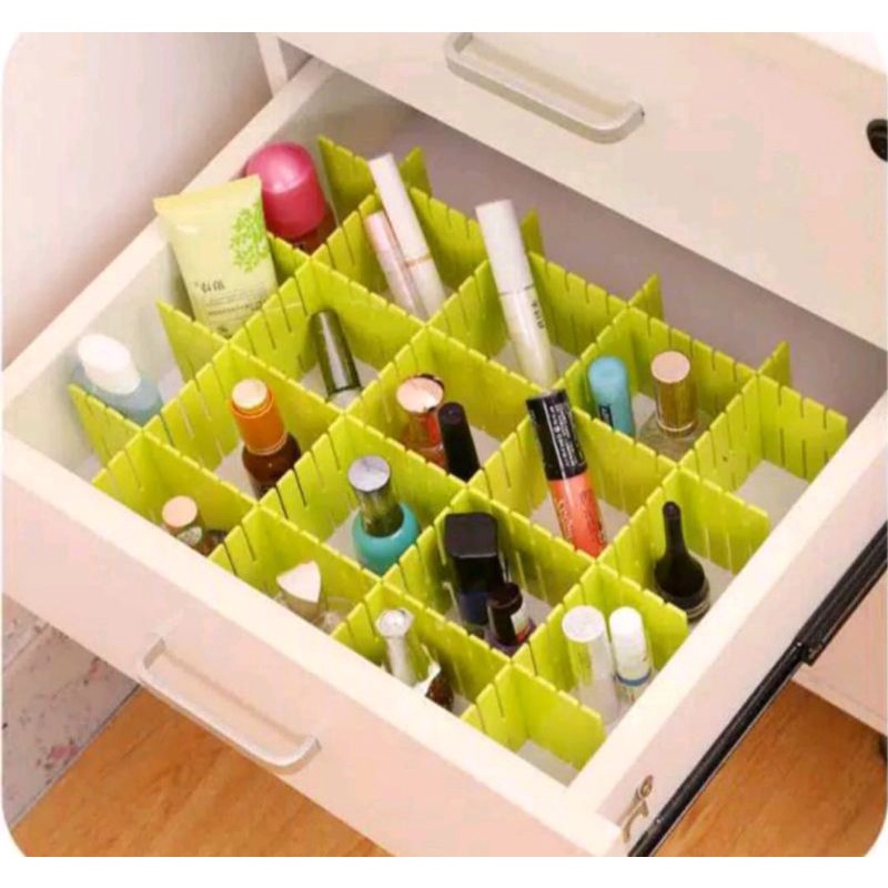 Jual sekat laci pvc / pembatas laci / organizer lamari | Shopee Indonesia