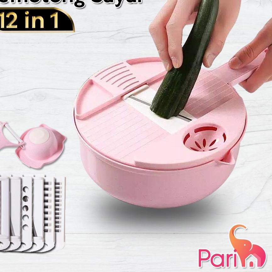 Jual PARIM Alat Potong Kentang Sayur Multifungsi Pengiris Parutan ...
