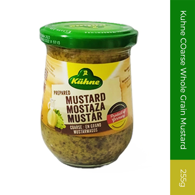 Jual Kuhne Coarse Whole Grain Mustard 255 g | Shopee Indonesia