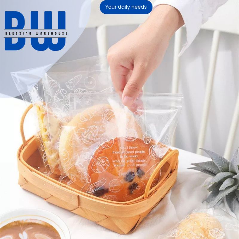 Jual Plastik Kemasan Roti Tawar Sisir Roti Manis Sobek Donat Donut ...