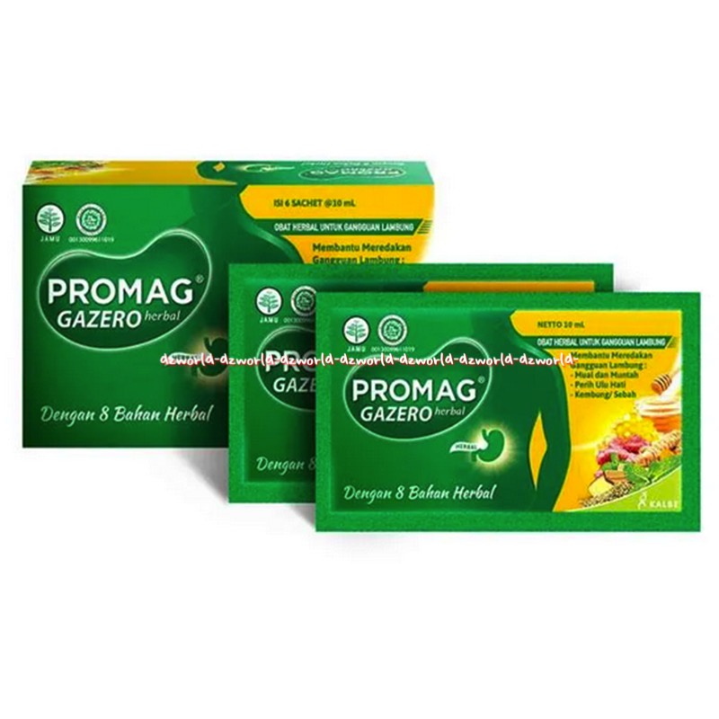 Jual Promag Herbal 6Sachet Obat Herbal Cair Untuk Gangguan Lambung Pro ...