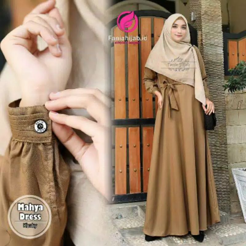Jual Mahya seragam Dinas PDH khaki by fania hijab toyobo fodu | Shopee ...