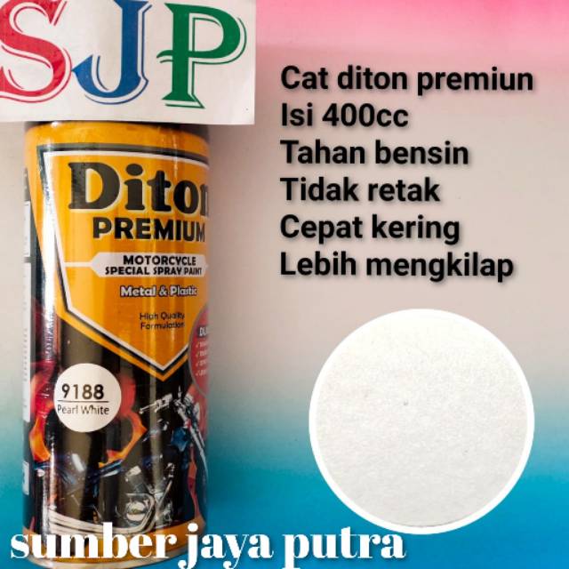Jual Diton premium 9188 pearl white putih mutiara putih metalik pilok pyloc Pylox pylok cat ...