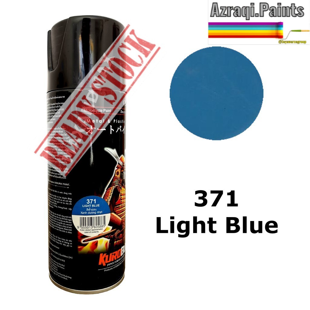 Jual Samurai Paint Light Blue 371 Biru Muda 400 ml - Cat Semprot ...