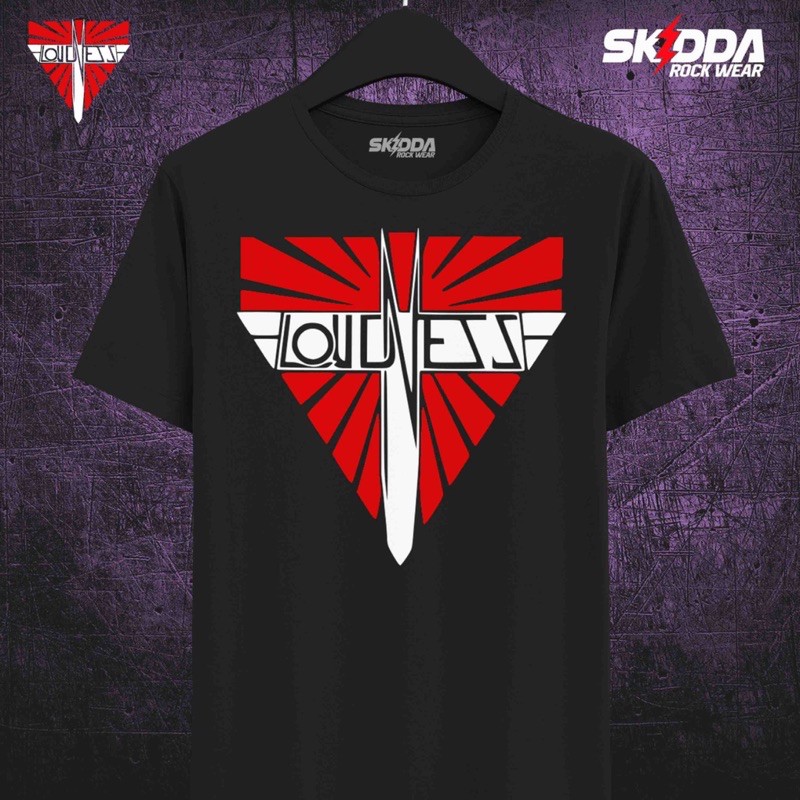 Jual T Shirt Kaos Band Rock LOUDNESS - 04 - Premium Black NSA | Shopee ...