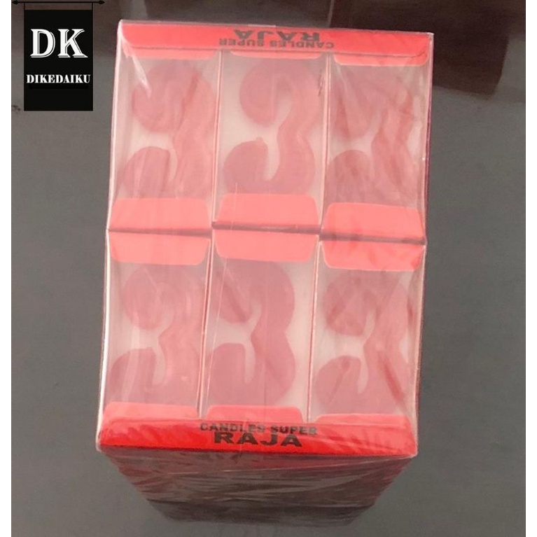 Jual LILIN ANGKA MERAH/LILIN ULANGTAHUN ANGKA 3(PERBUNGKUS) | Shopee ...
