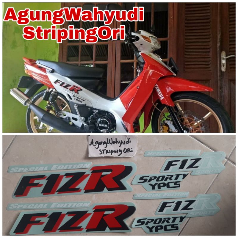 Jual STIKER STRIPING LIS BODY MOTOR YAMAHA FIZR FIZ R F1ZR F1Z R ...