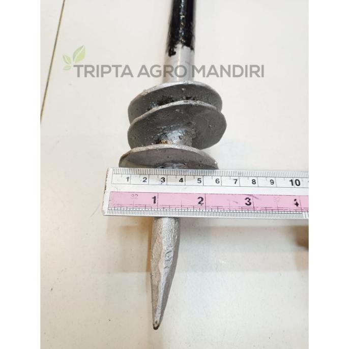 Jual Bor Biopori Ulir Spiral Auger Buat Lubang Tanah Diameter 6 Cm ...