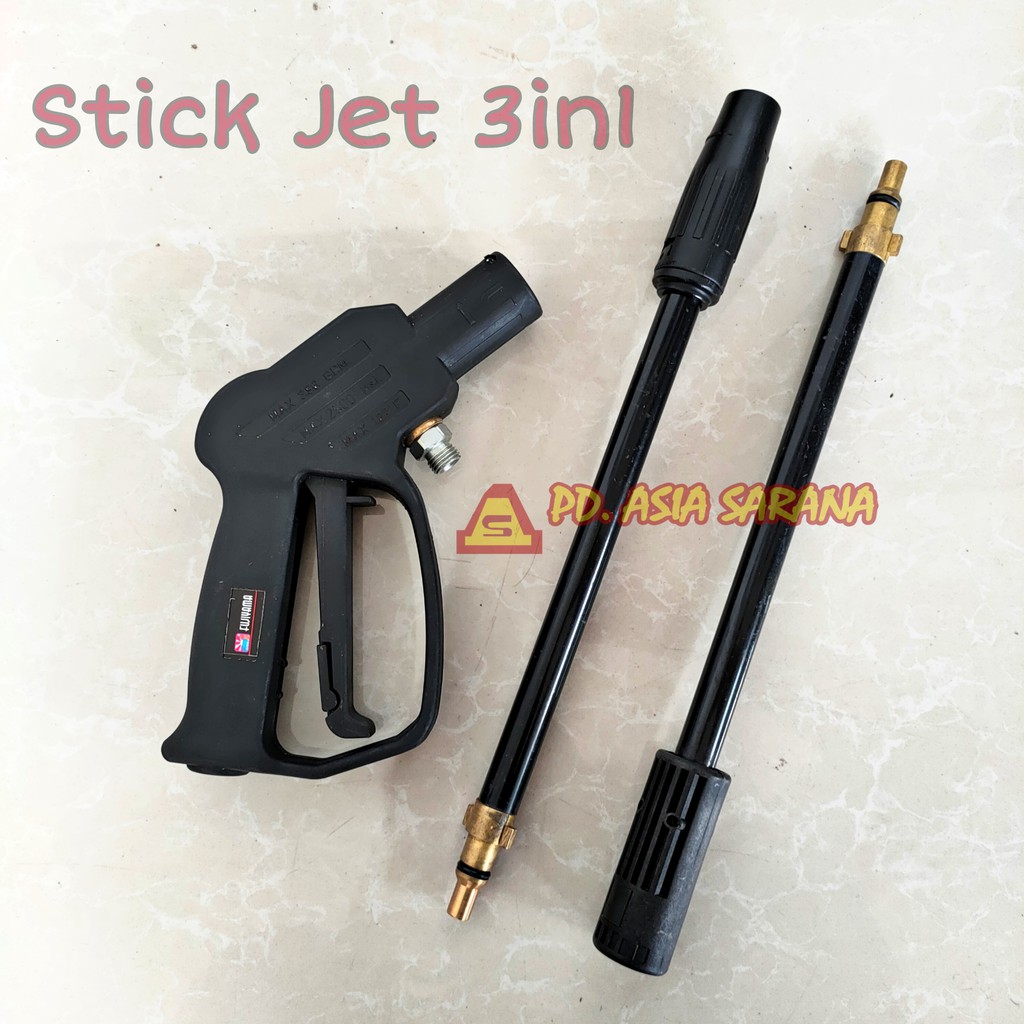 Jual Stick Jet Cleaner 3 in 1 Set Universal / Nozzle Spray Gun Stik ...