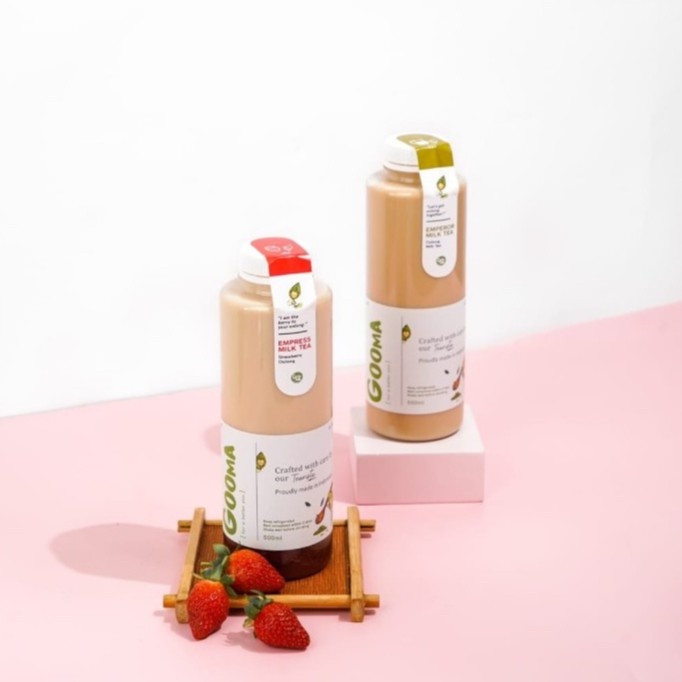 Jual GOOMA Emperor Milk Tea Bottle (Oolong) | Shopee Indonesia