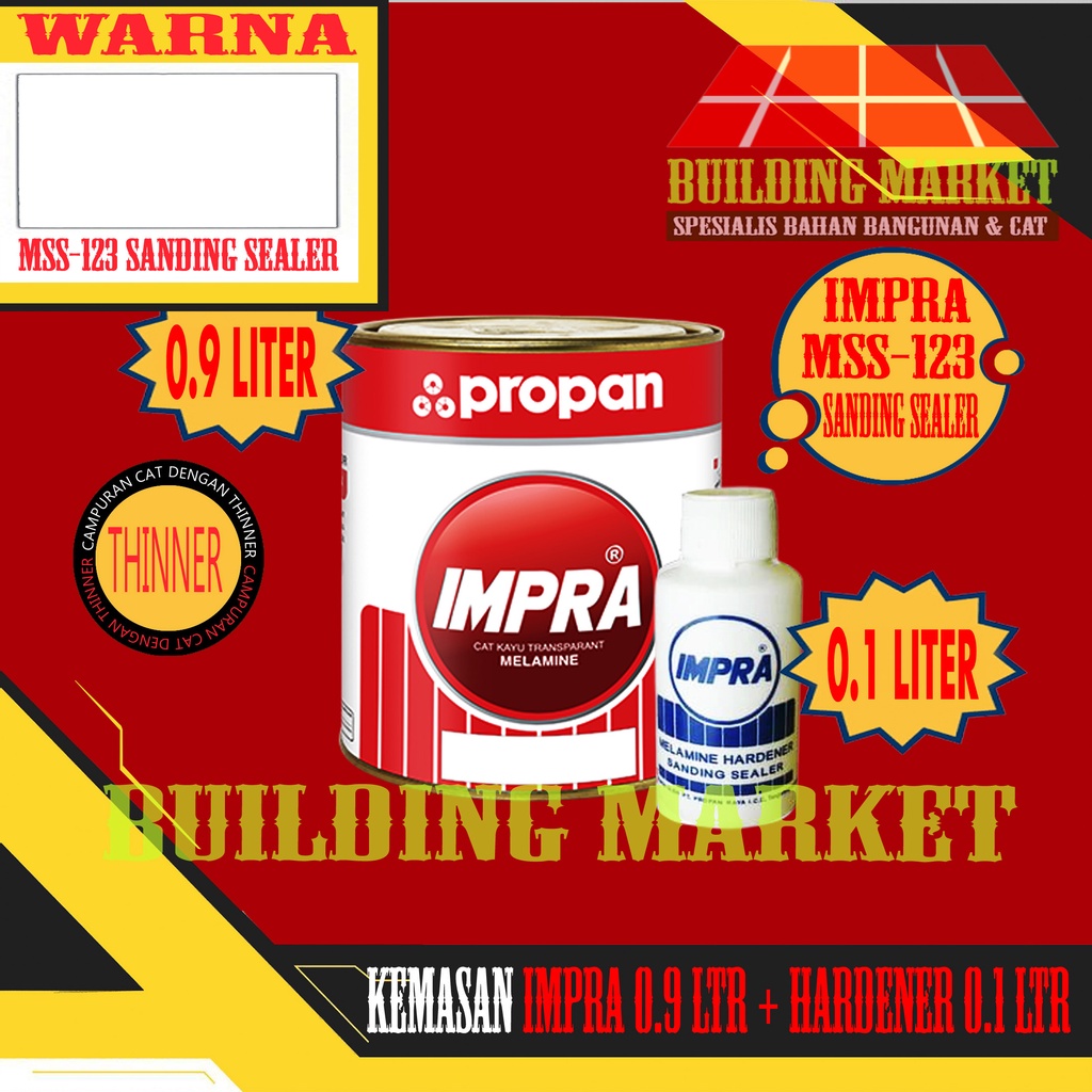 Jual CAT DASAR KAYU PROPAN IMPRA MELAMINE SANDING SEALER MSS 123 PROPAN ...