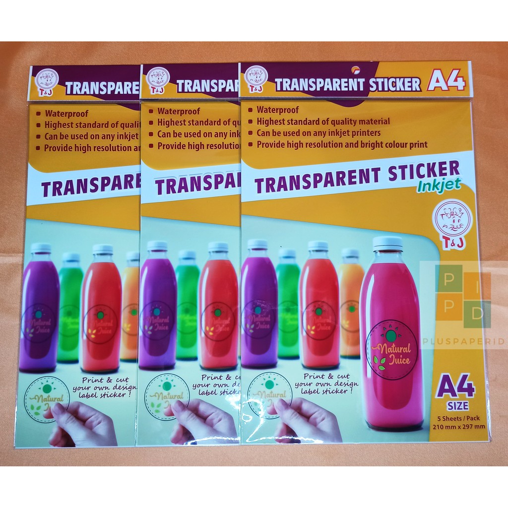 Jual Tom & Jerry - Label Ukuran A4 Transparent Sticker - Pad | Shopee ...