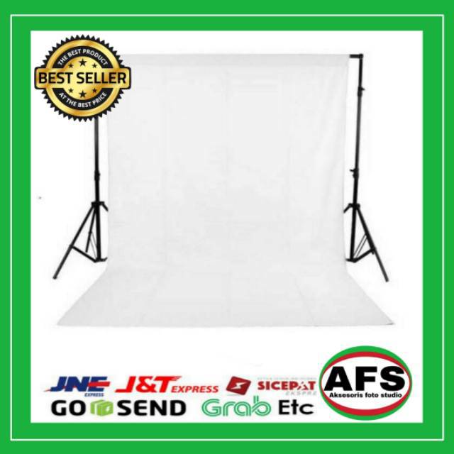 Jual Background foto warna Putih 2,5 x 3 meter | Shopee Indonesia
