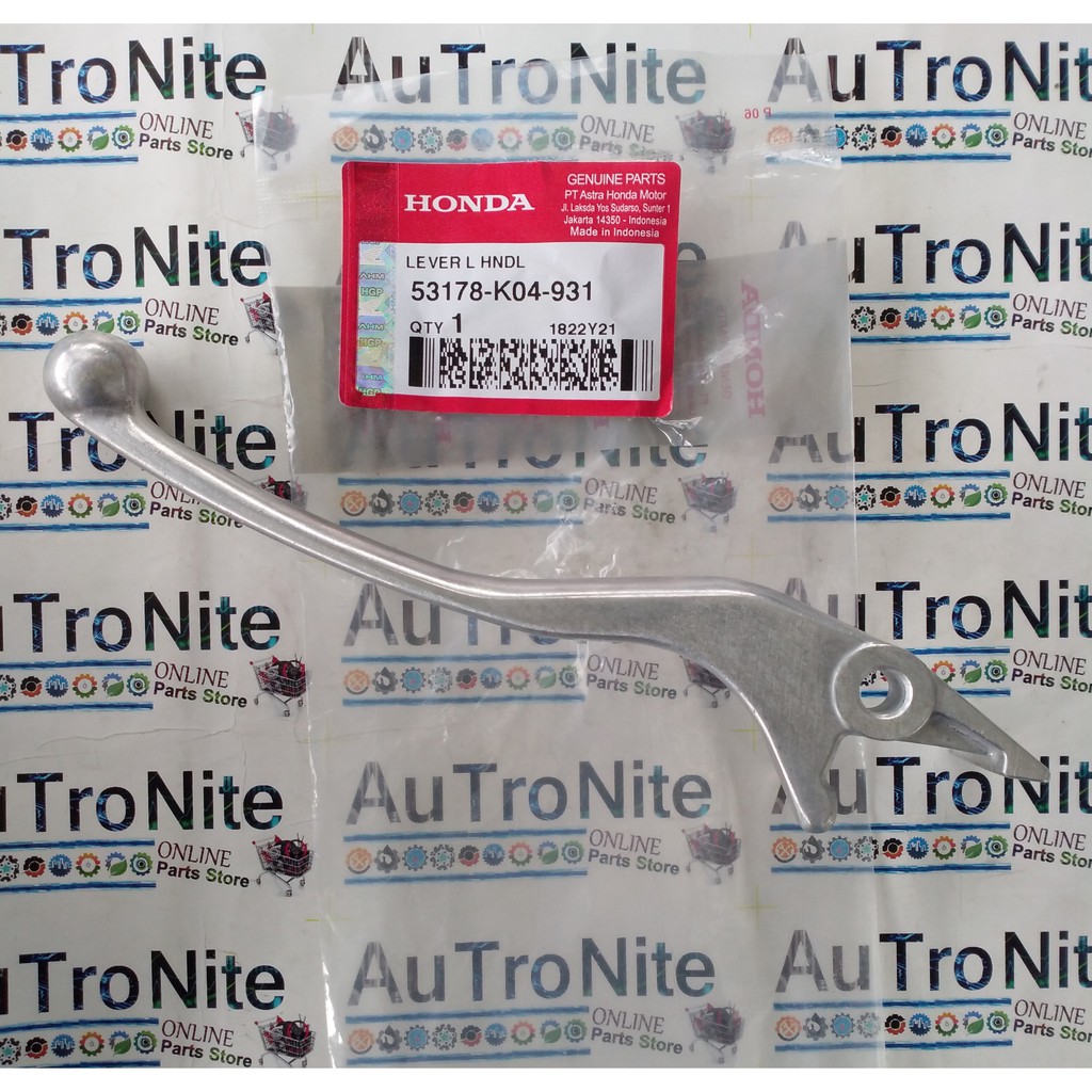 Jual Lever L Steering Handle Kiri Rem Belakang Silver 53178-K04-931 Ori ...