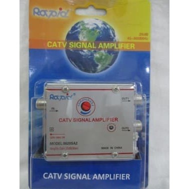 Jual CATV Signal Amplifier ( Booster Antenna ) 2 Channel 20dB Rapid | Shopee Indonesia