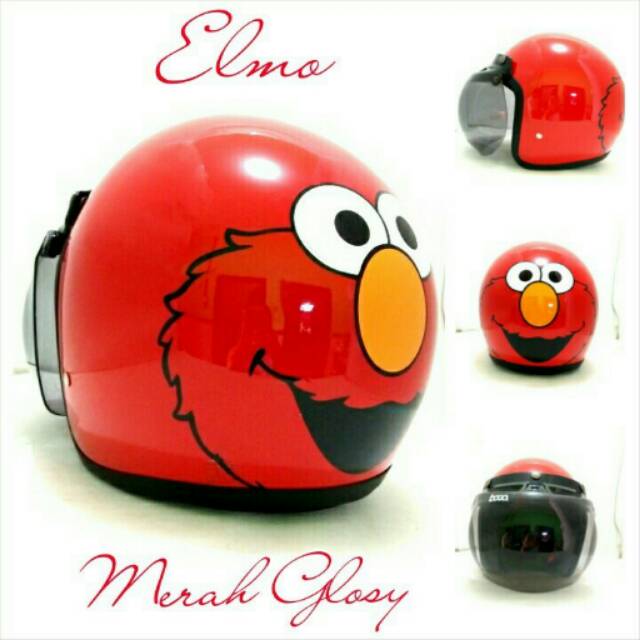 Jual HELM BOGO ELMO MERAH KACA BOGO ORI | Shopee Indonesia