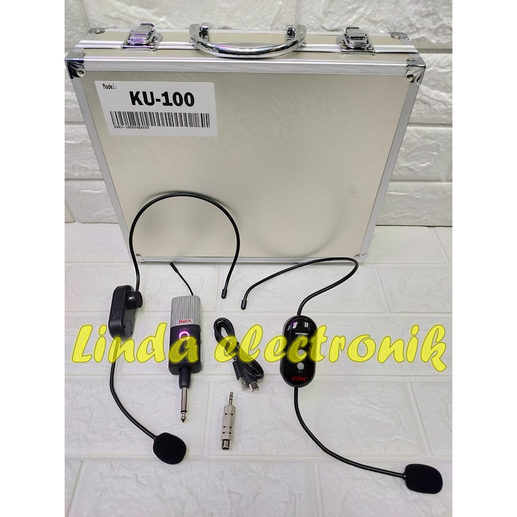 Jual MIC VPK KU 100 KU100 2 BH MIC HEADSET CHARGER ORIGINAL | Shopee ...