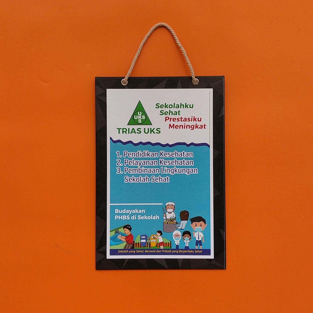 Jual Poster gantung - Hard Poster - Poster Trias UKS 02 - Trias Usaha ...