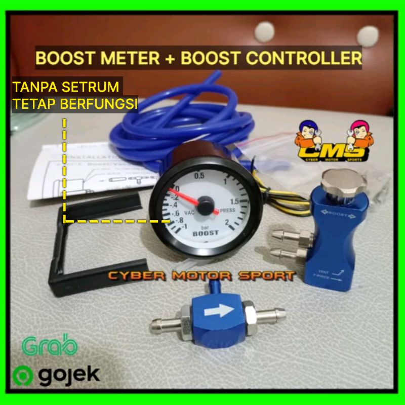 Jual Turbo boost meter plus kontroller . indikator boost turbo dan ...