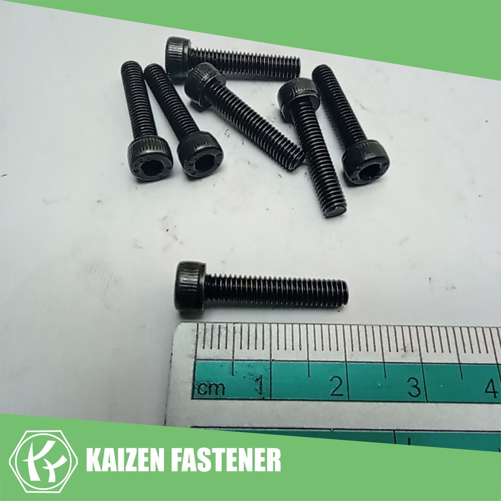 Jual M4x20 Baut "L" Baja Hitam 2cm Kunci L3 | Shopee Indonesia