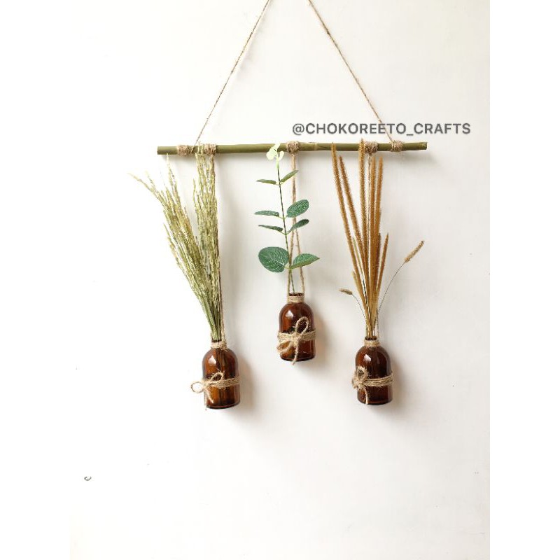 Jual HIASAN DINDING BOTOL KACA COKLAT | Shopee Indonesia