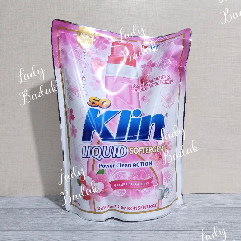 Jual Soklin Liquid Softergent Deterjen Cair Konsentrat Anti Bacterial Violet Blossom Cheerful ...