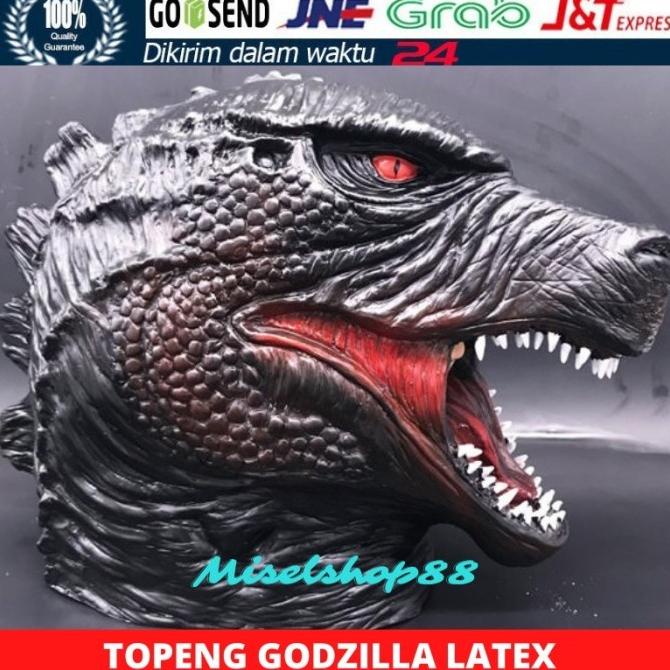 Jual Topeng Godzilla God Zilla Godzila Dinosaurus Dino Latex Halloween ...