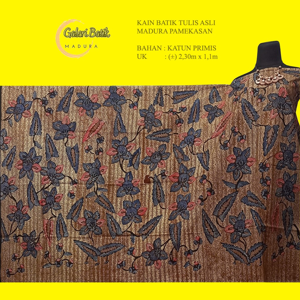 Jual Kain Batik Meteran Halus Katun Kain Premium Batik Madura Tulis ...