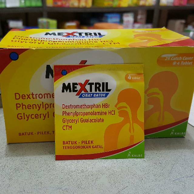 Jual Obat Batuk Mextril kemasan Box isi 25pc | Shopee Indonesia