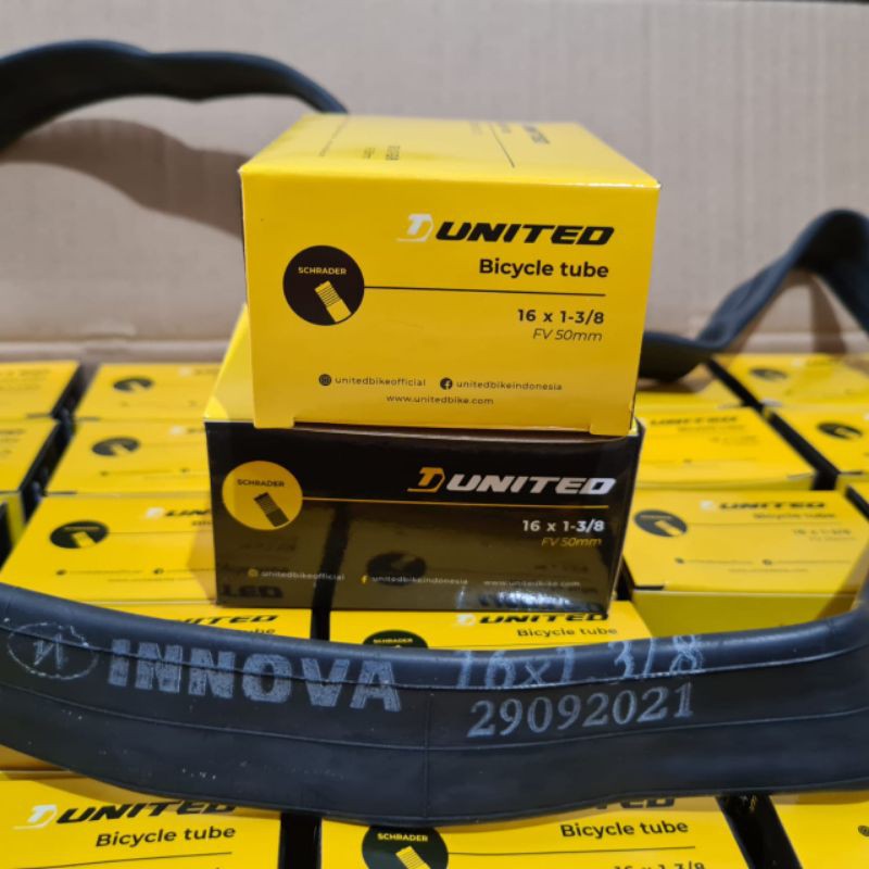 Jual Ban Dalam United INNOVA 16X1 3/8 PRESTA 50mm | Shopee Indonesia