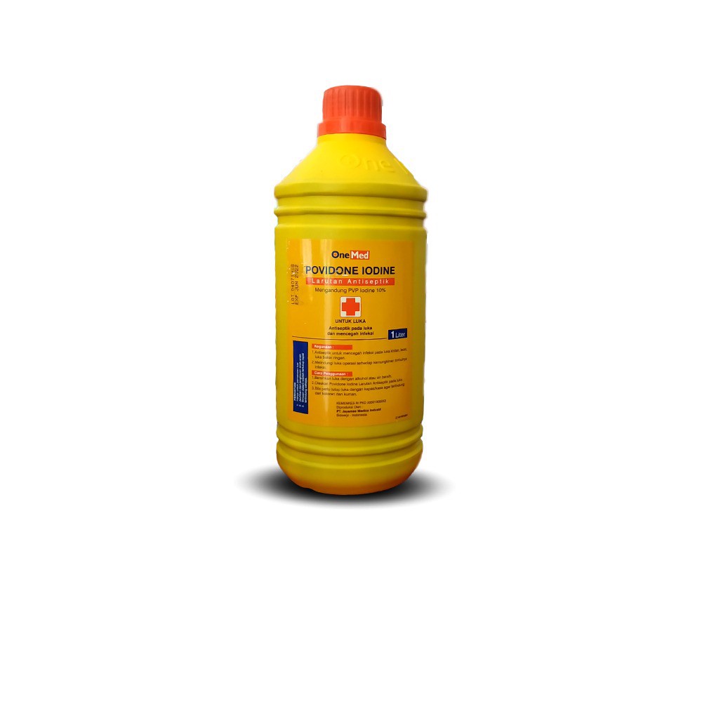 Jual Onemed Povidone Iodine 1 Liter Obat Luka Merah Peralatan Medis P3k ...