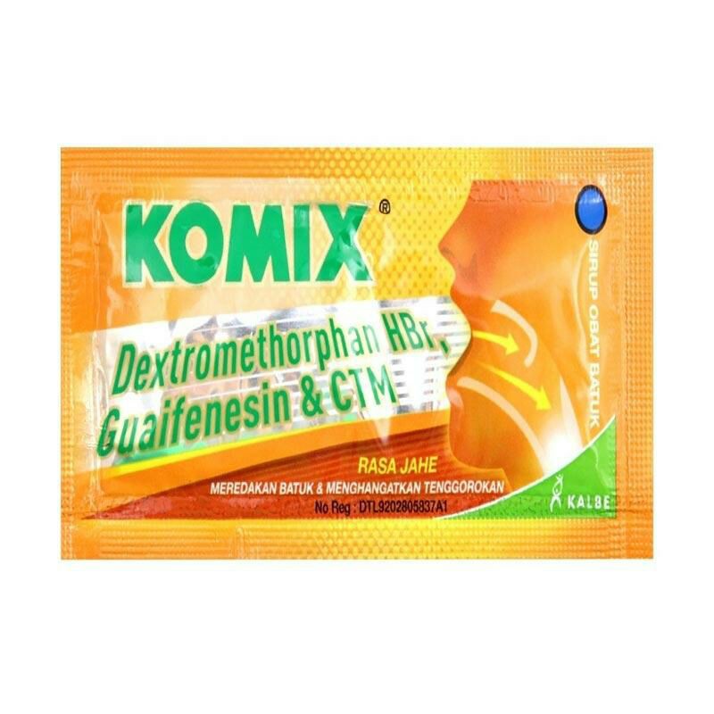 Jual Komix Herbal Jahe 7ml – Sachet Sirup Batuk untuk Redakan ...