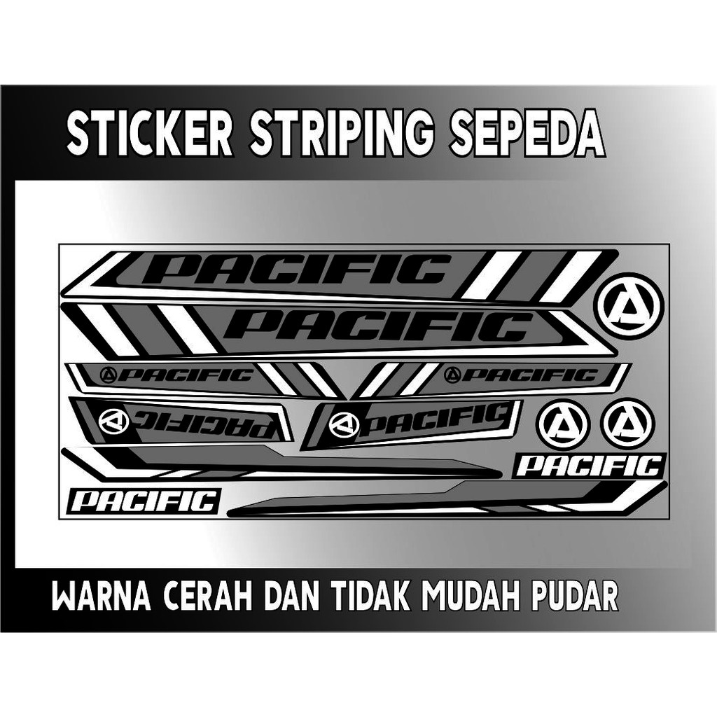 Jual STICKER SEPEDA ALL PASIFIC STIKER VARIASI CUSTOM ART BIKE | Shopee ...