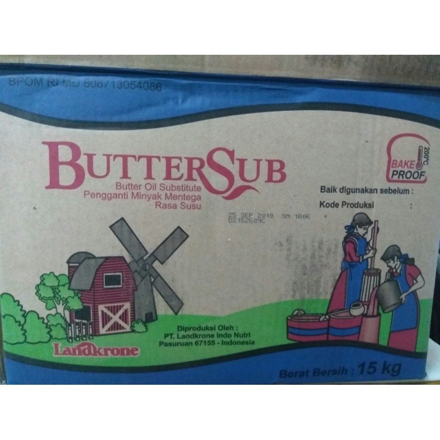 Jual Landkrone Buttersub Milky / BOS/ Butter Oil Substitute 500g | Shopee Indonesia