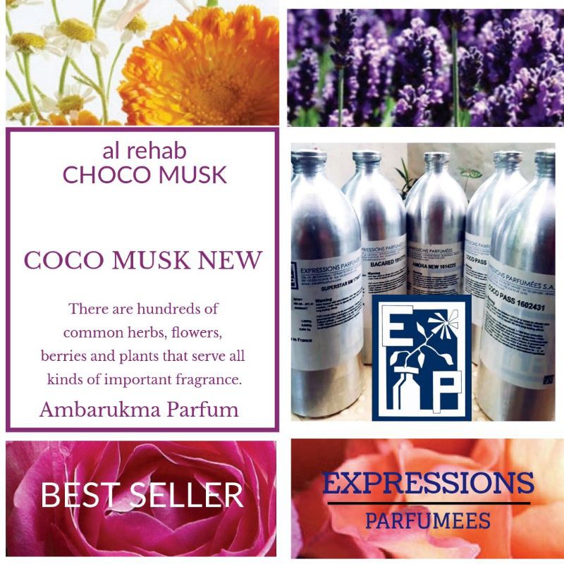 Jual coco musk new bibit parfum 1kg beat seller al rehab choco musk ...