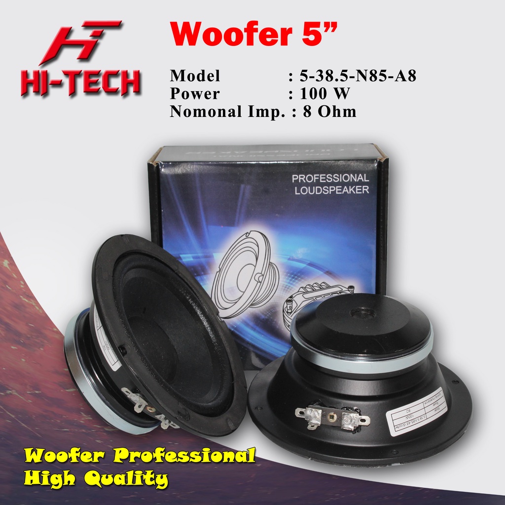 Jual Woofer 5 In Pro Magnet Neodymium Slug / Speaker Column / Speaker ...