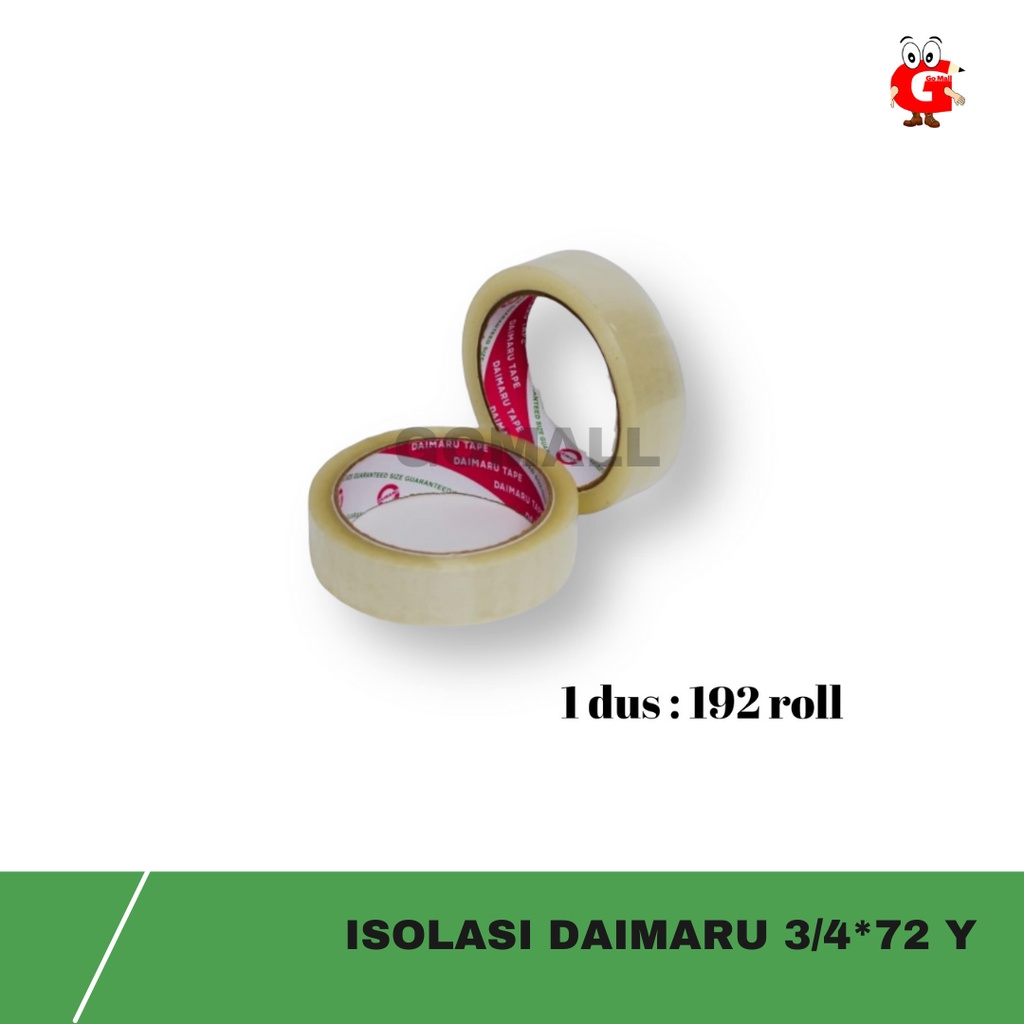 Jual ISOLASI DAIMARU 3/4*72 Y | Shopee Indonesia