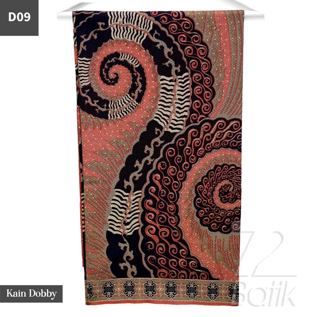 Jual KAIN BATIK PREMIUM Bahan Dobby Motif Tentaken Warna Peach 721739 Cap 72 Jarik Jarit Samping ...