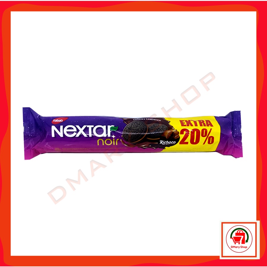 Jual Nabati Nextar Noir Biskuit Sandwich Coklat Dengan Krim Coklat 161 ...