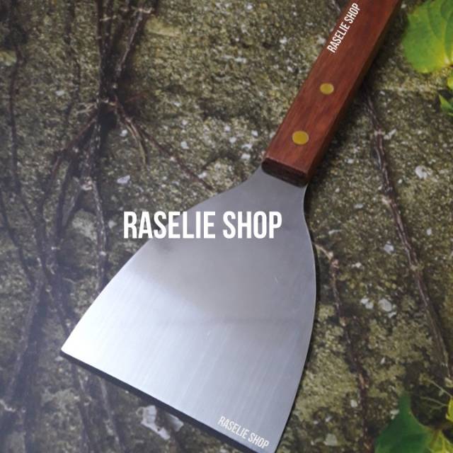 Jual Spatula Sekop Pisau Scrapper Kape ukuran BESAR Pizza Martabak ...