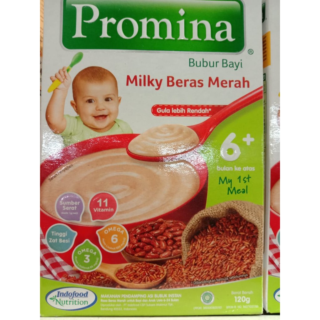 Jual Promina Milky Beras Merah 120 gr | Shopee Indonesia