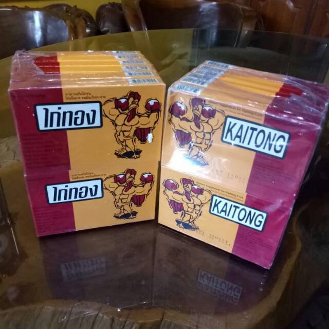 Jual Kaitong 1box/ 2 strip (20 kapsul)/ penambah otot ayam / penguat ...