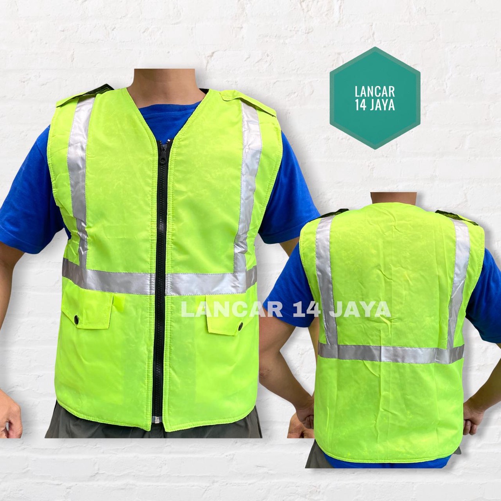 Jual Rompi Parasit / Parasut - Rompi Safety - Rompi Proyek - Rompi Ojek ...