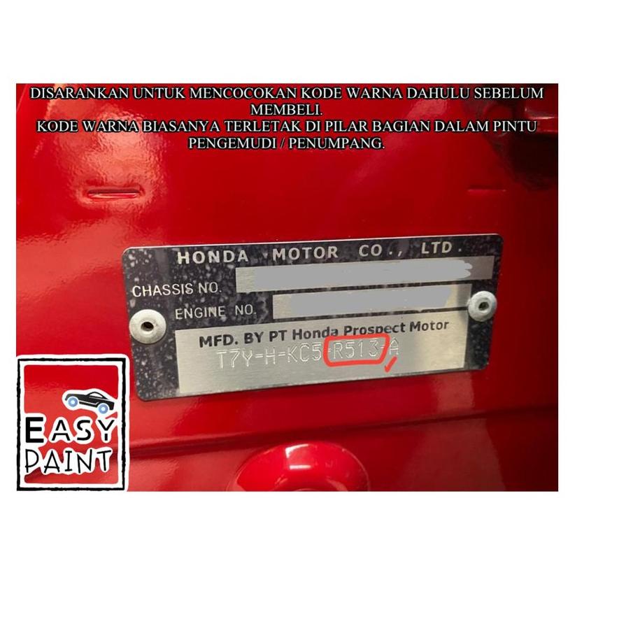 Jual Cat Oles Mobil Rallye Red - Honda Brio, Jazz, HRV Merah Solid ...