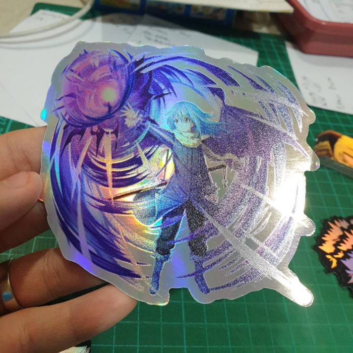 Jual Sticker Hologram Anime Besar - PSH791 - Tensura - Rimuru | Shopee ...