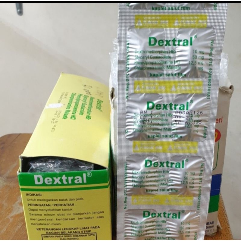 Jual DEXTRAL TABLET OBAT FLU DAN BATUK (harga perlembar) | Shopee Indonesia